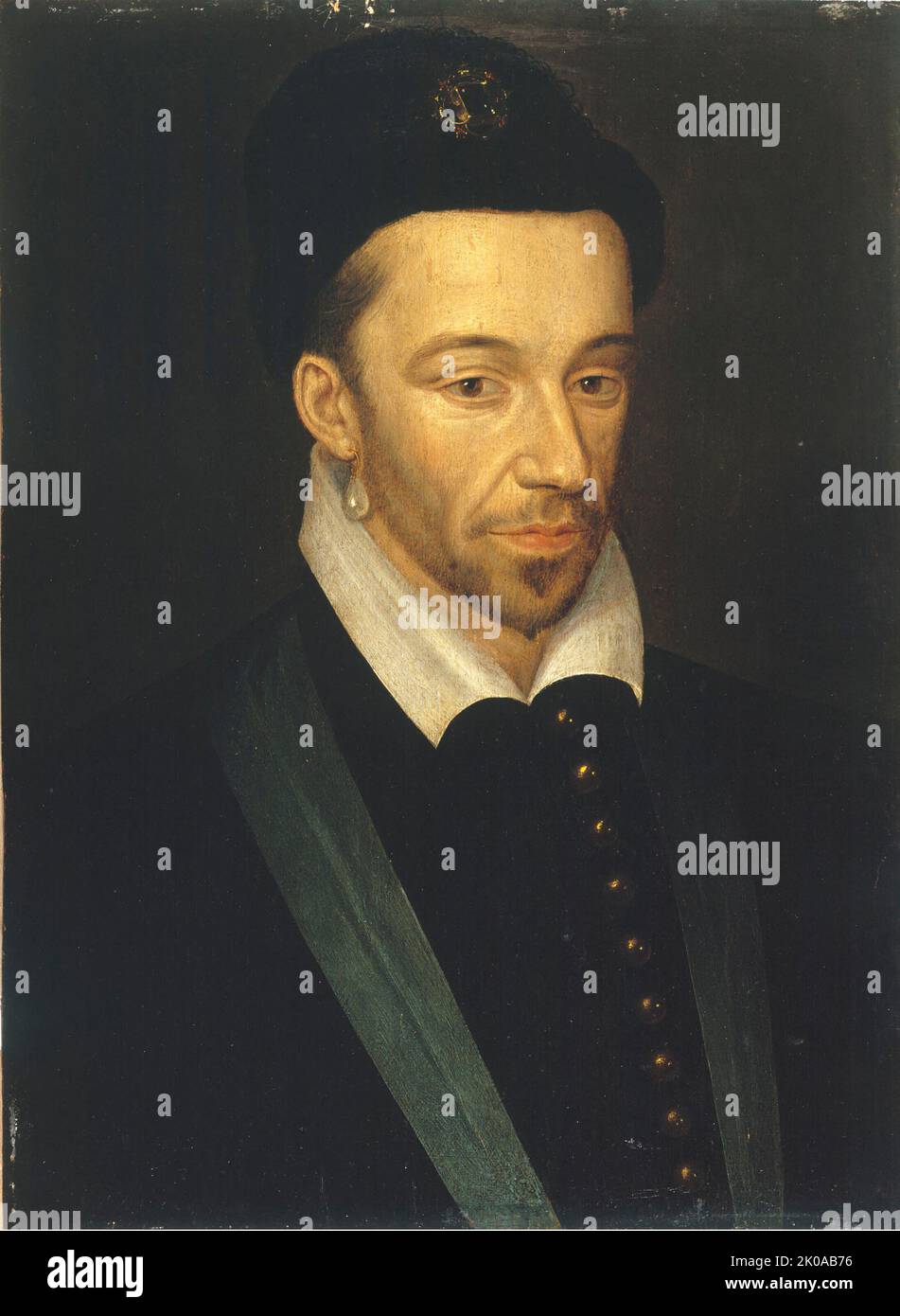 Portrait of Henri III (1551-1589), King of France, c1580 Stock Photo ...