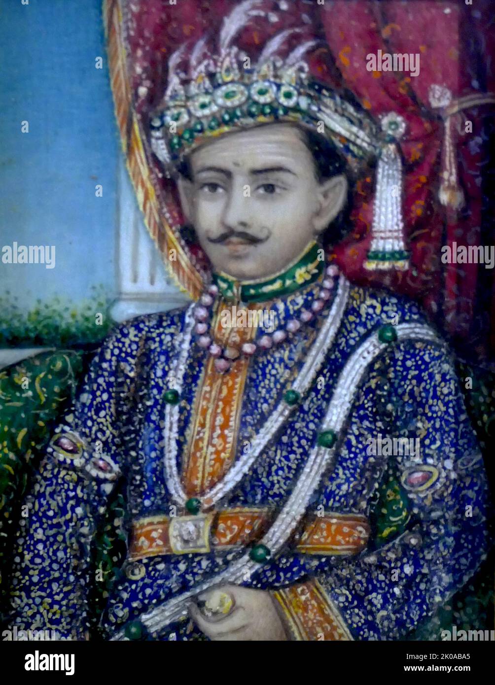 Painted portrait of a king hi-res stock photography and images - Alamy