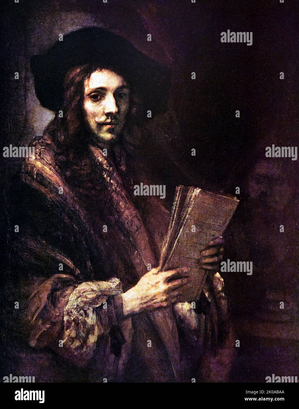 Rembrandt. Portrait of a young man. Dutch, oil on canvas. Rembrandt ...