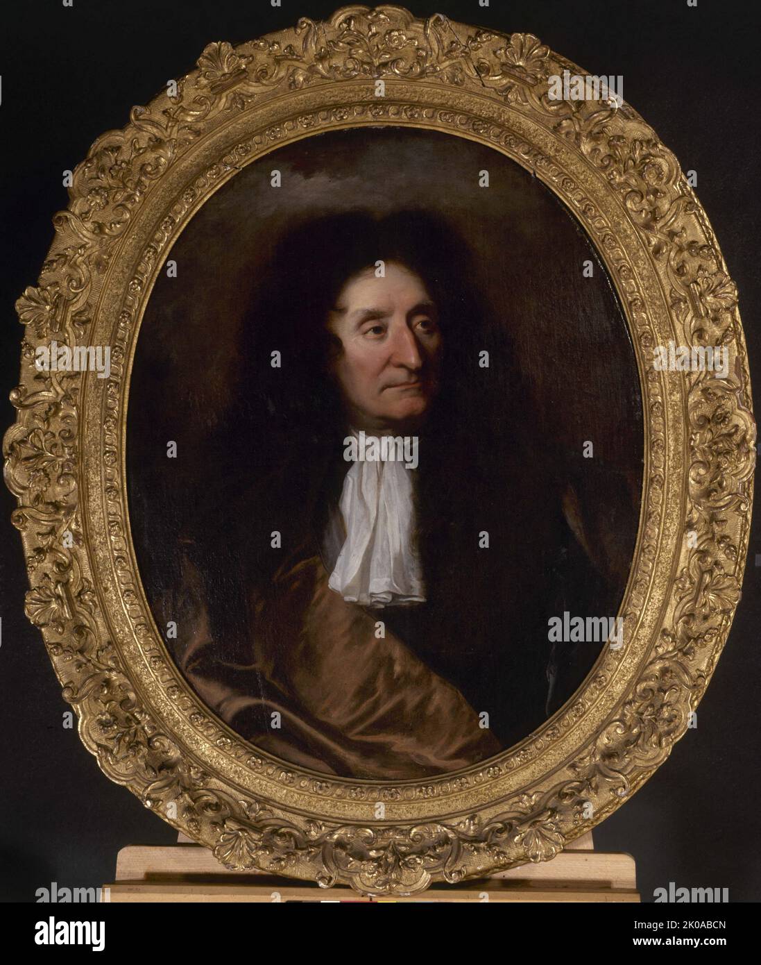 Portrait of Jean de La Fontaine (1621-1695), poet, c1680 Stock Photo ...