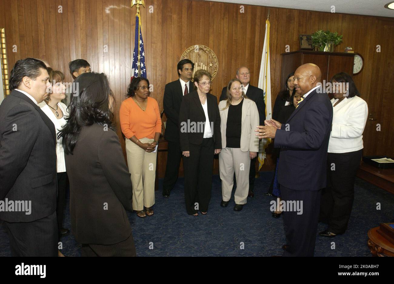 Secretary Alphonso Jackson with Automation Office Honorees - Secretary ...