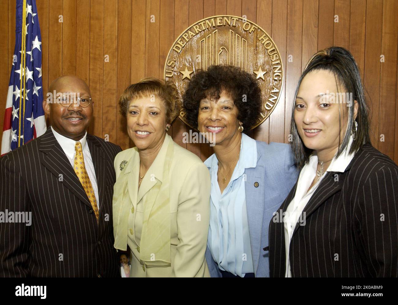 Secretary Alphonso Jackson with Marcella Belt, Staff - Secretary ...