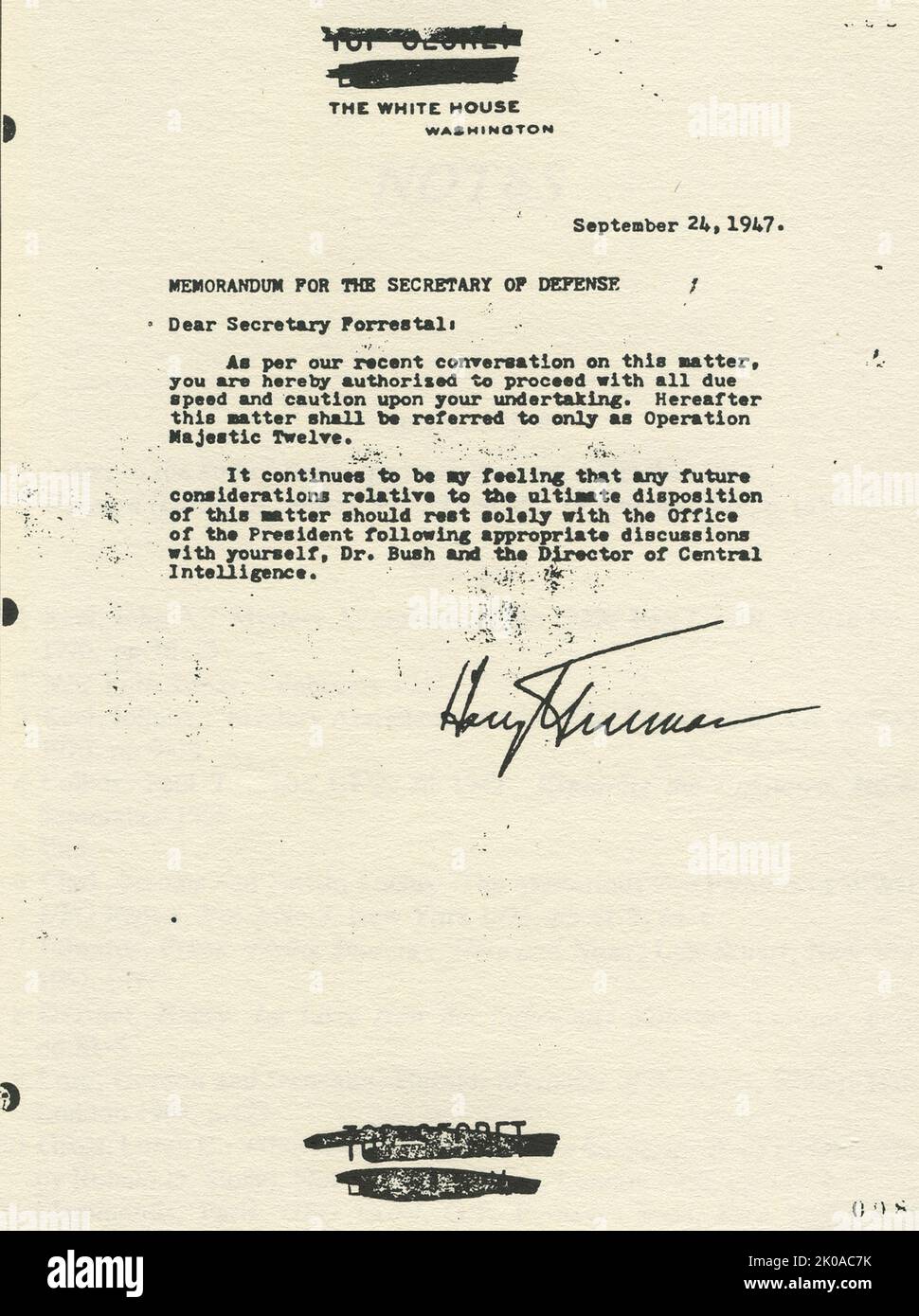 ADDENDUM: further explanation of burnt memos. The nine-page "burned ...