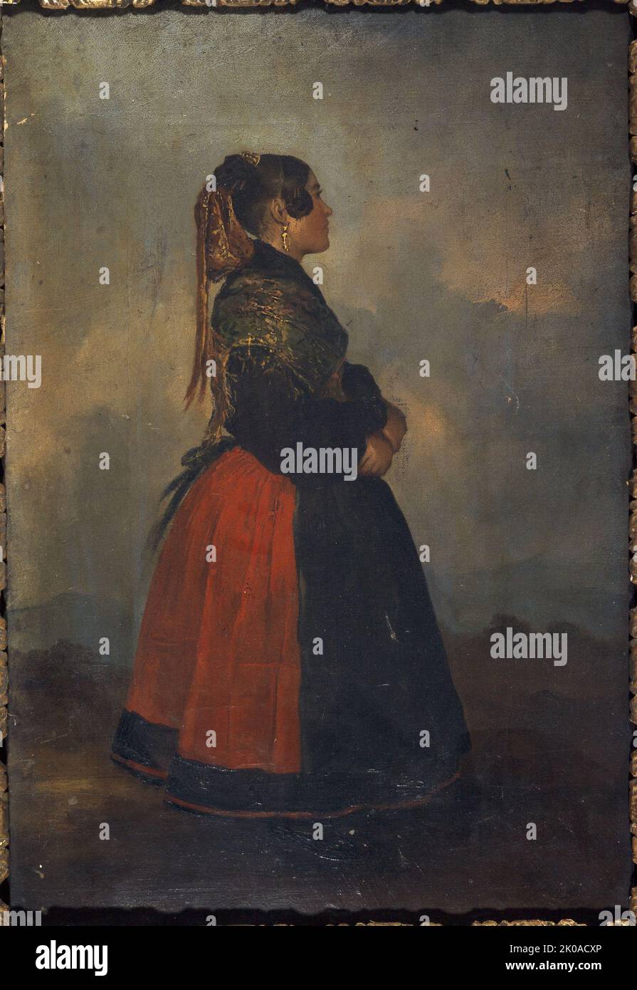 Portrait of a villager from the province of Avila, between 1801 and ...