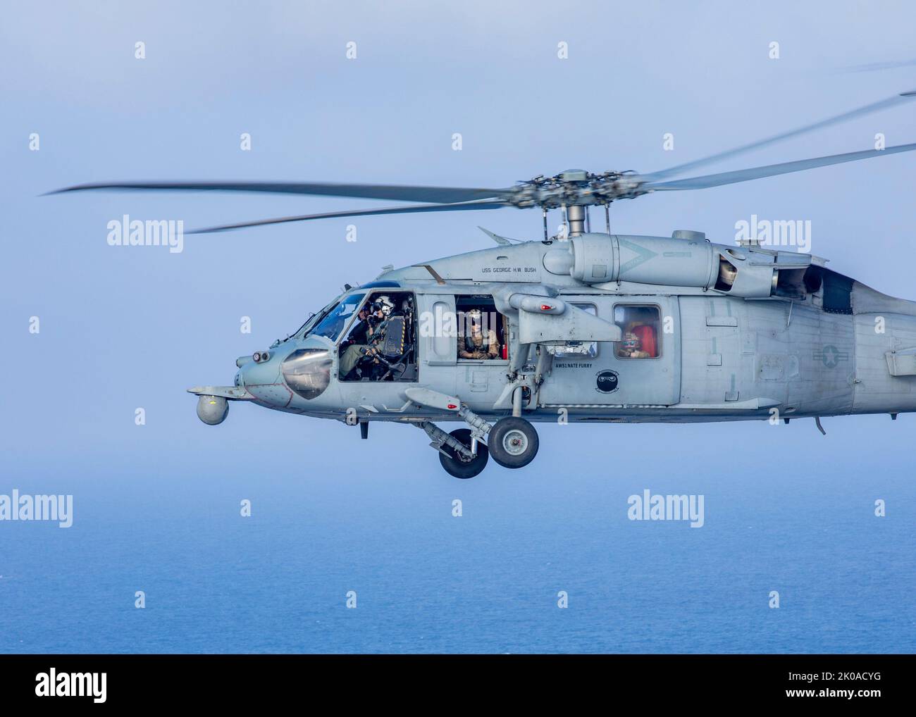 220908-N-MW880-1021 ADRIATIC SEA (Sep. 8, 2022) An MH-60S Nighthawk ...