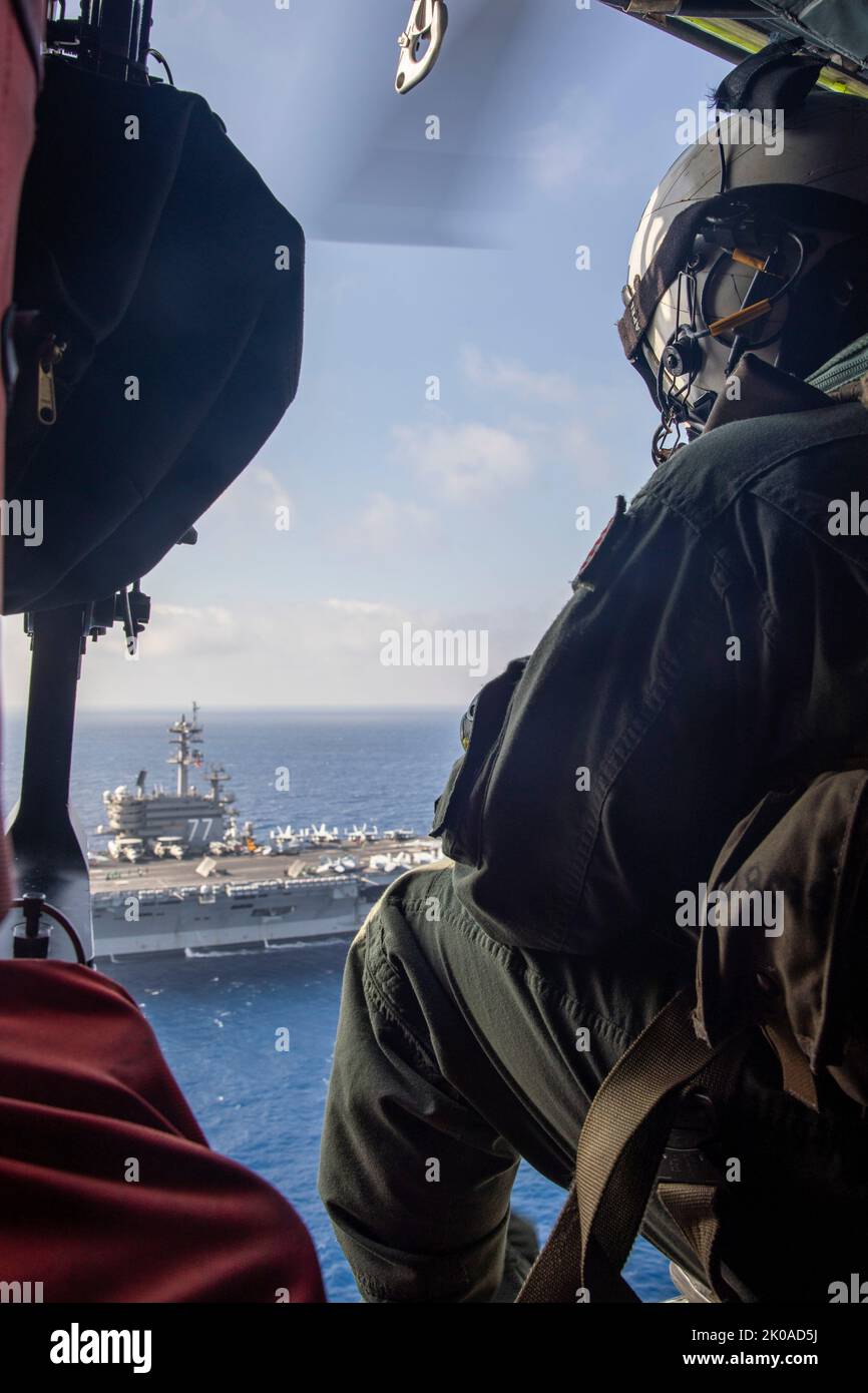 220908-N-MW880-1351 ADRIATIC SEA (Sep. 8, 2022) Naval Aircrewman ...