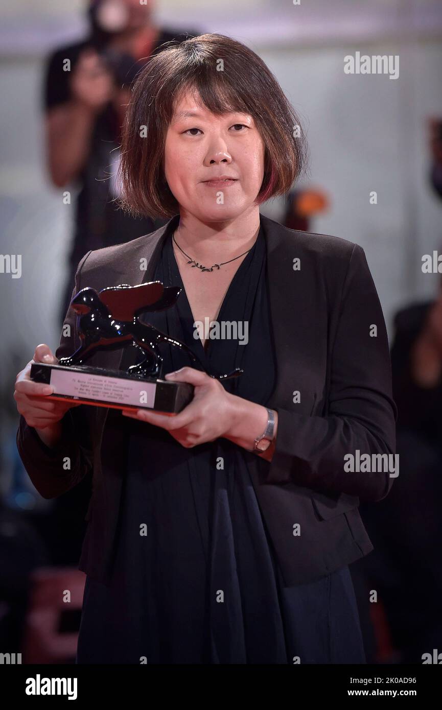 Venice, Italy. 10th Sep, 2022. VENICE, ITALY - SEPTEMBER 10: Singing ...