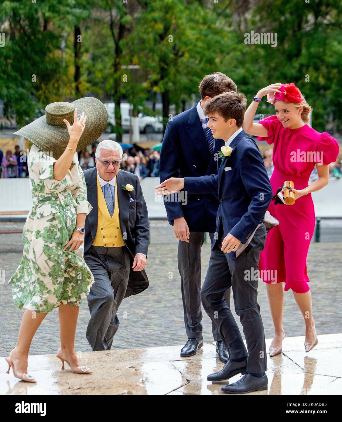 Brussel, Belgien. 10th Sep, 2022. Prince Laurent and Princess Claire of ...