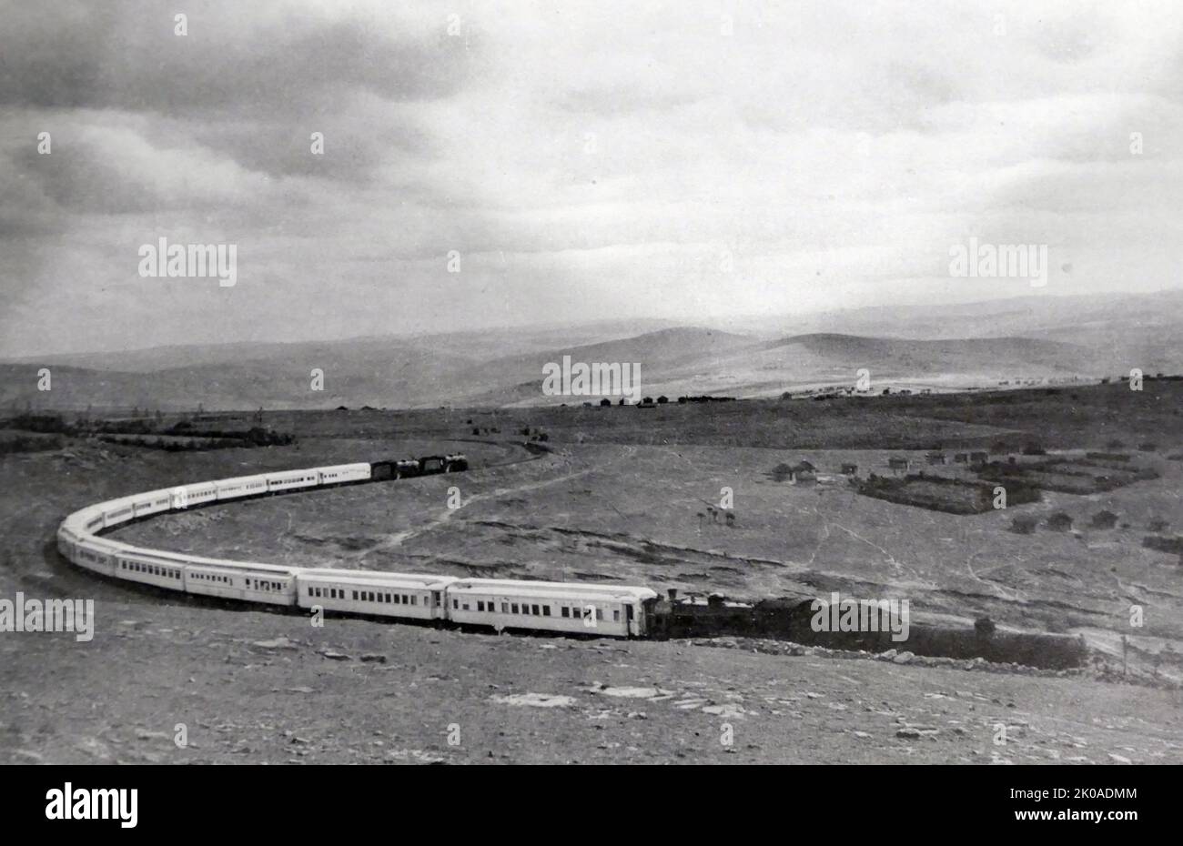 Royal train carrying King George VI of England with Queen Elizabeth ... Royal train carrying King George VI of England with Queen Elizabeth ...
