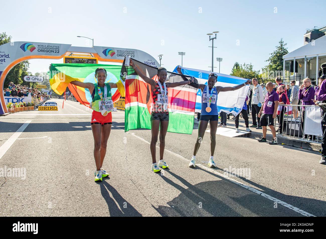 Gotytom Gebreslase, Judith Jeptum Korir and Lonah Chemtai Salpeter ...