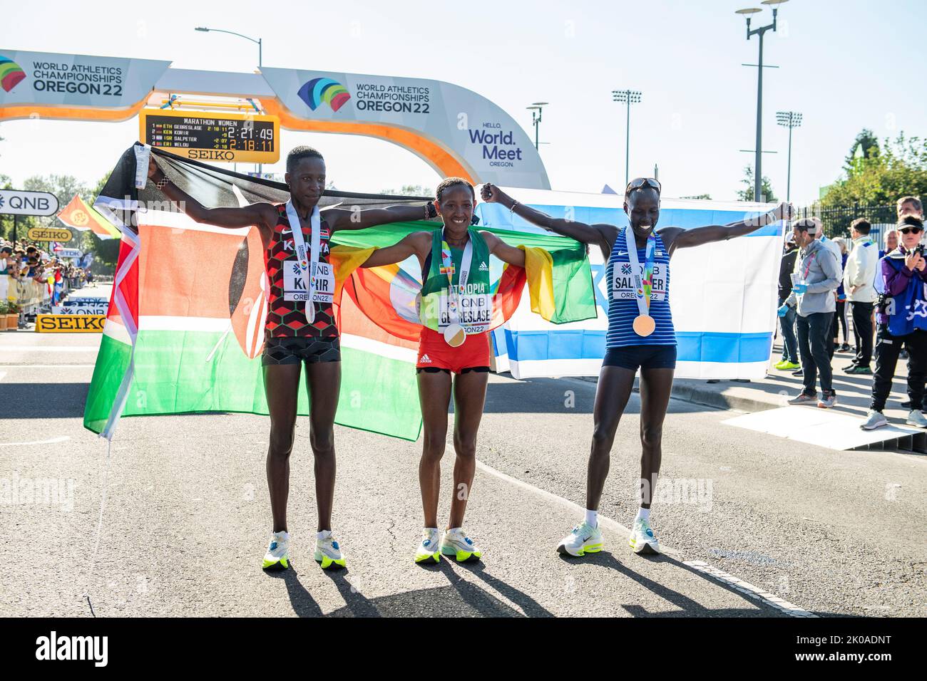 Gotytom Gebreslase, Judith Jeptum Korir and Lonah Chemtai Salpeter ...