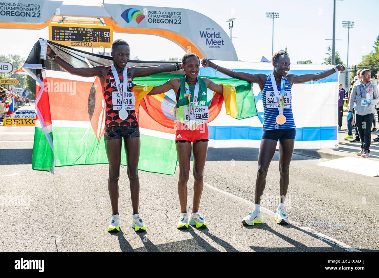Gotytom Gebreslase, Judith Jeptum Korir and Lonah Chemtai Salpeter ...
