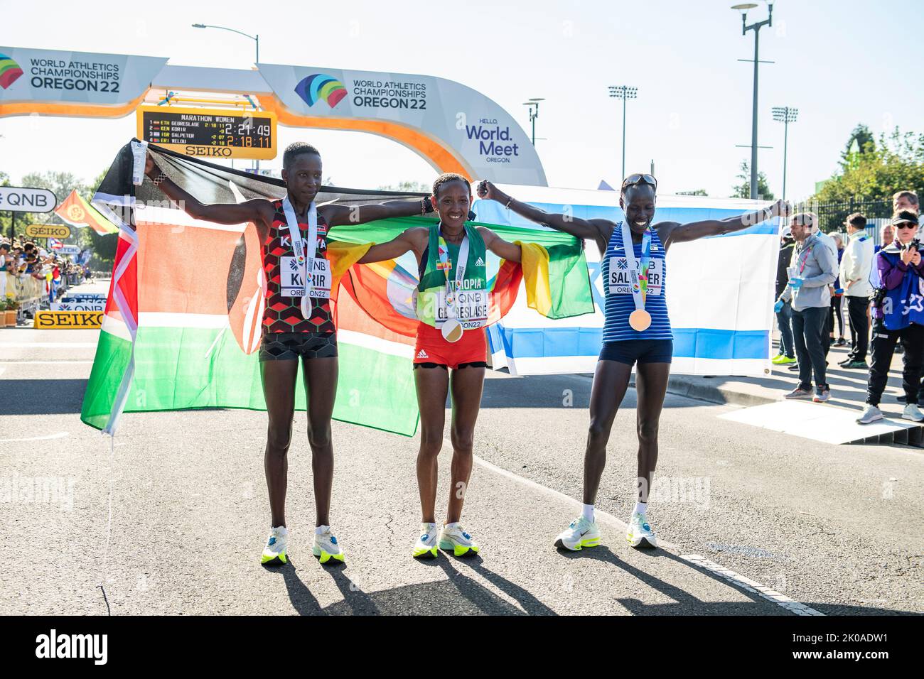 Gotytom Gebreslase, Judith Jeptum Korir and Lonah Chemtai Salpeter ...