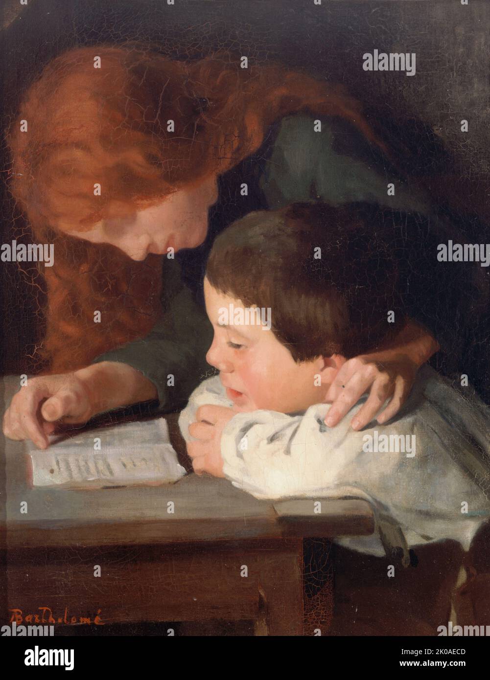 Reading, between 1880 and 1885 Stock Photo - Alamy