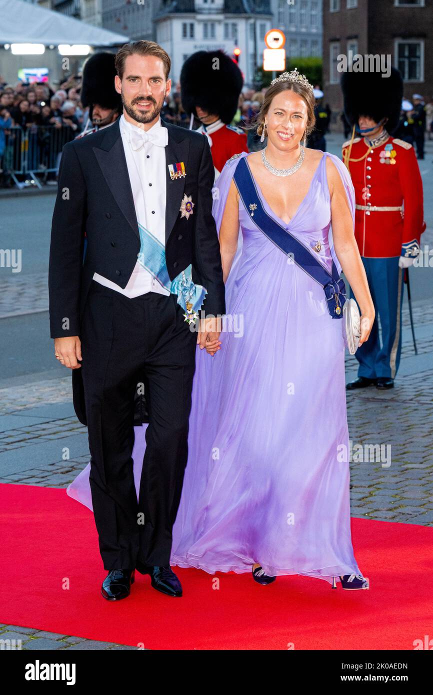 Copenhagen, Denemarken. 10th Sep, 2022. Prince Philippos and Princess ...