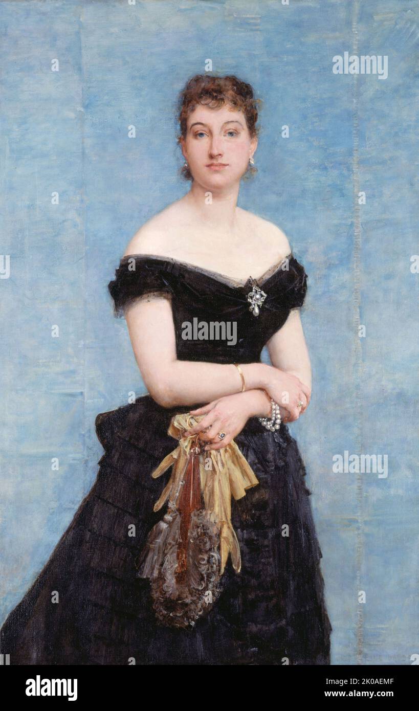 Madame Louis Singer, 1884 Stock Photo - Alamy
