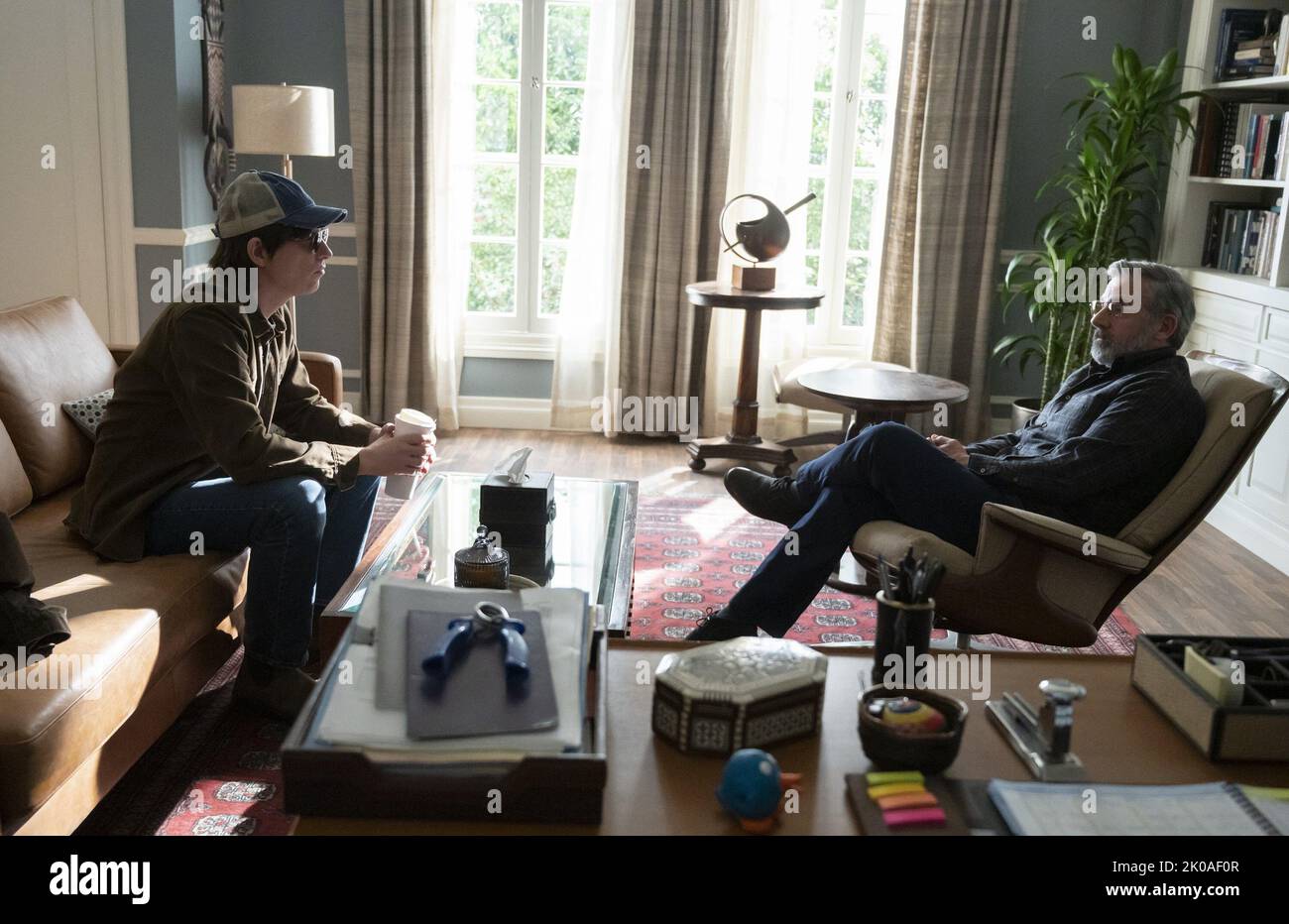 THE PATIENT, from left: Domhnall Gleeson, Steve Carell, Intake ...