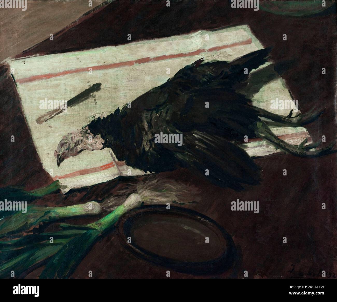 Kitchen and still life with dead birds hi-res stock photography and ...