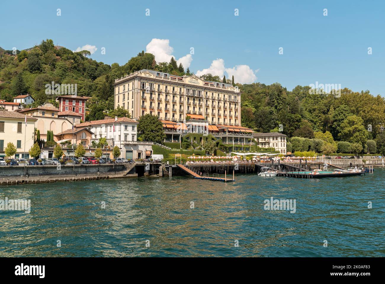 Tremezzina, Lombardy, Italy - September 5, 2022: View of the Luxury ...