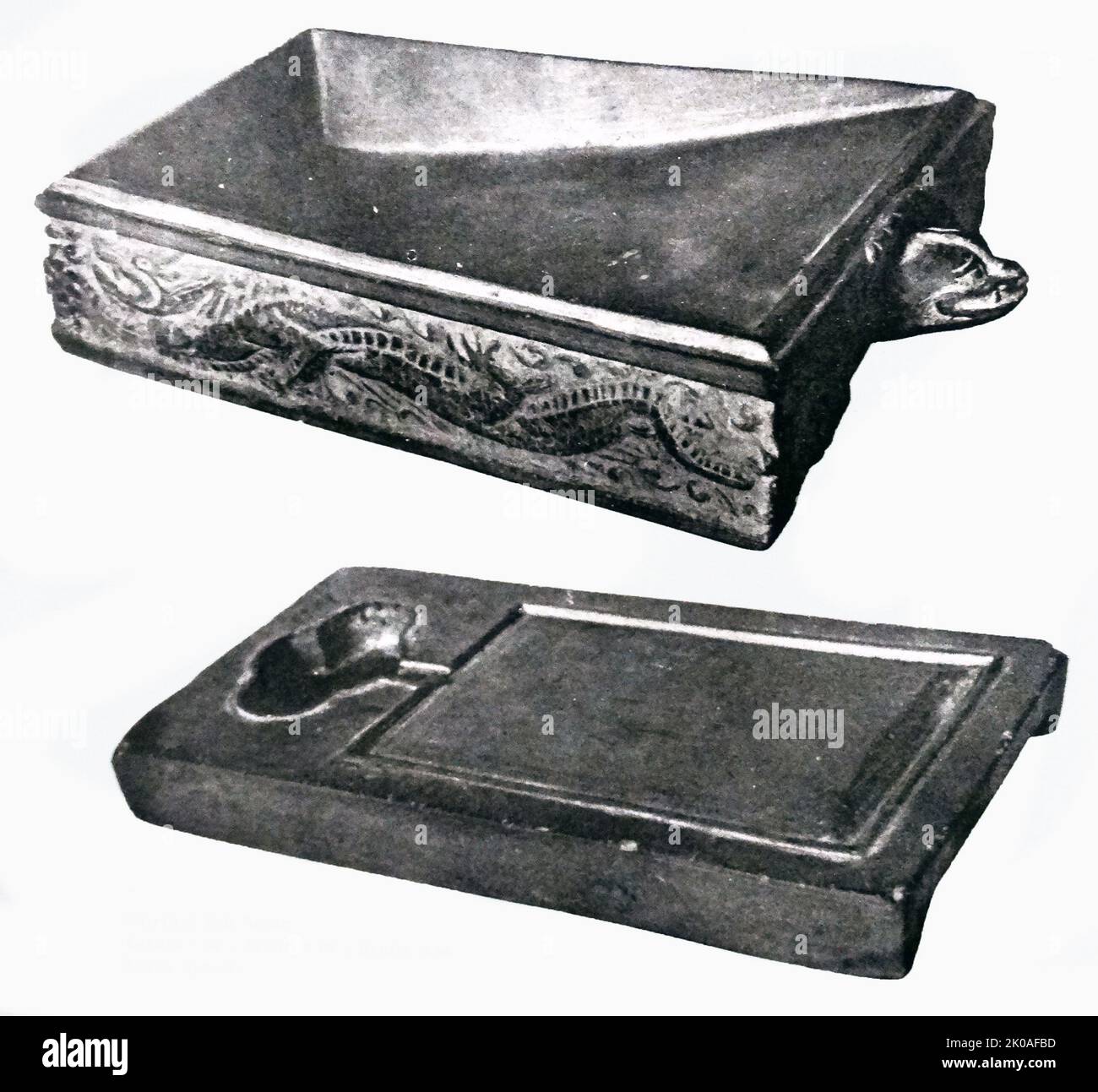Oriental Ink stone from Koryo (Goreyo) (Goreyo) dynasty (918-1392 Stock ...