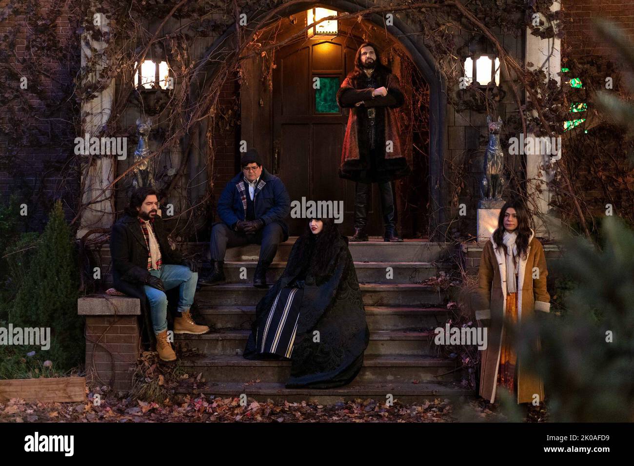 WHAT WE DO IN THE SHADOWS, from left: Matt Berry, Harvey Guillen ...