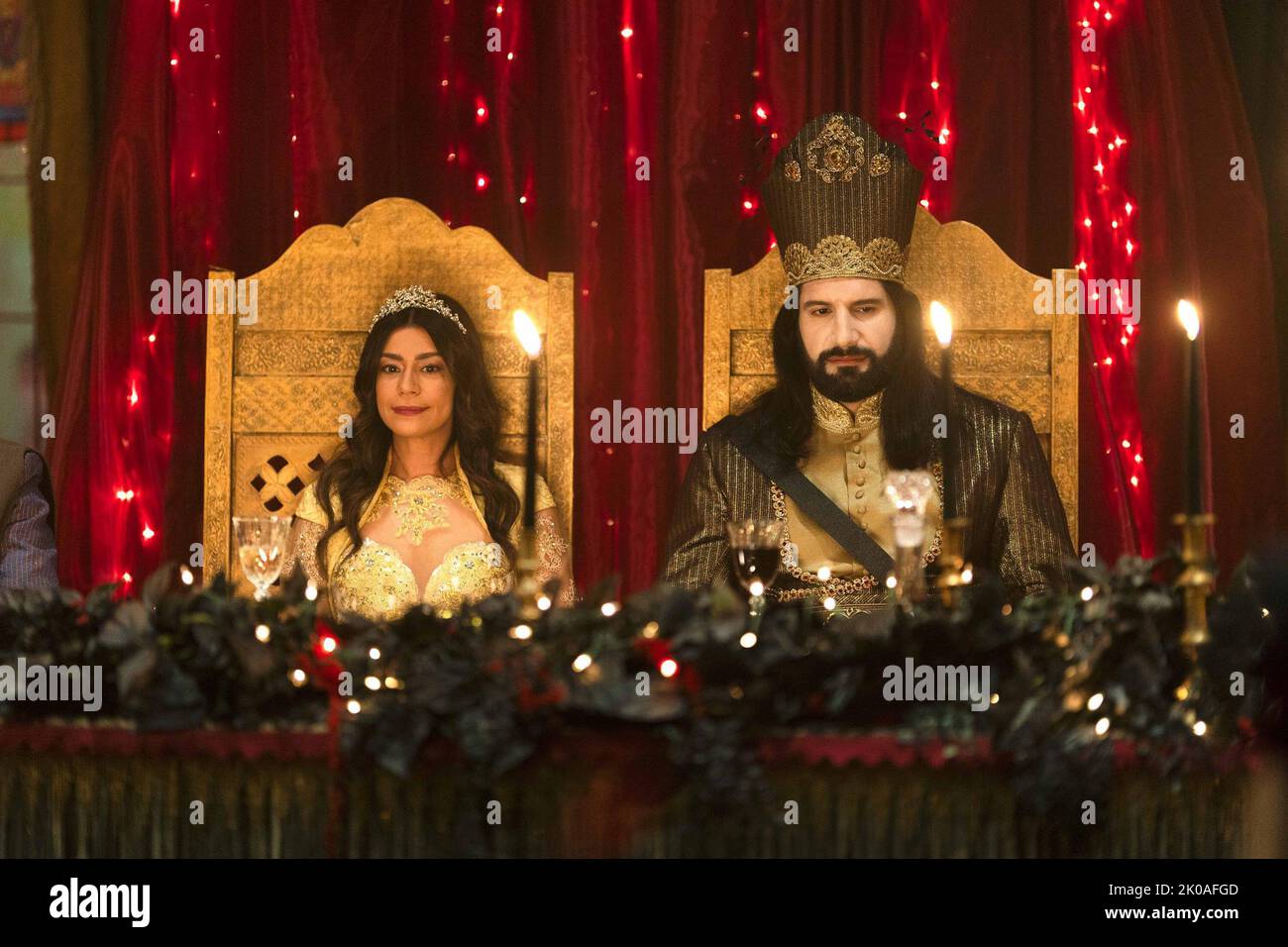 WHAT WE DO IN THE SHADOWS, from left: Parisa Fakhri, Kayvan Novak, The ...