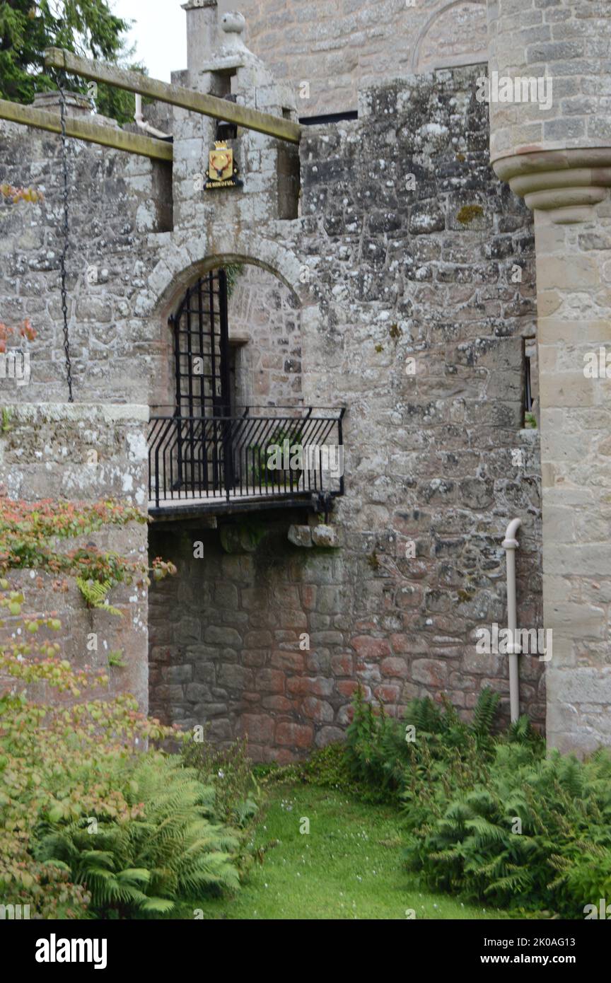 Cawdor Castle and Gardens, near Nairn, Scotland, traditional Scottish ...