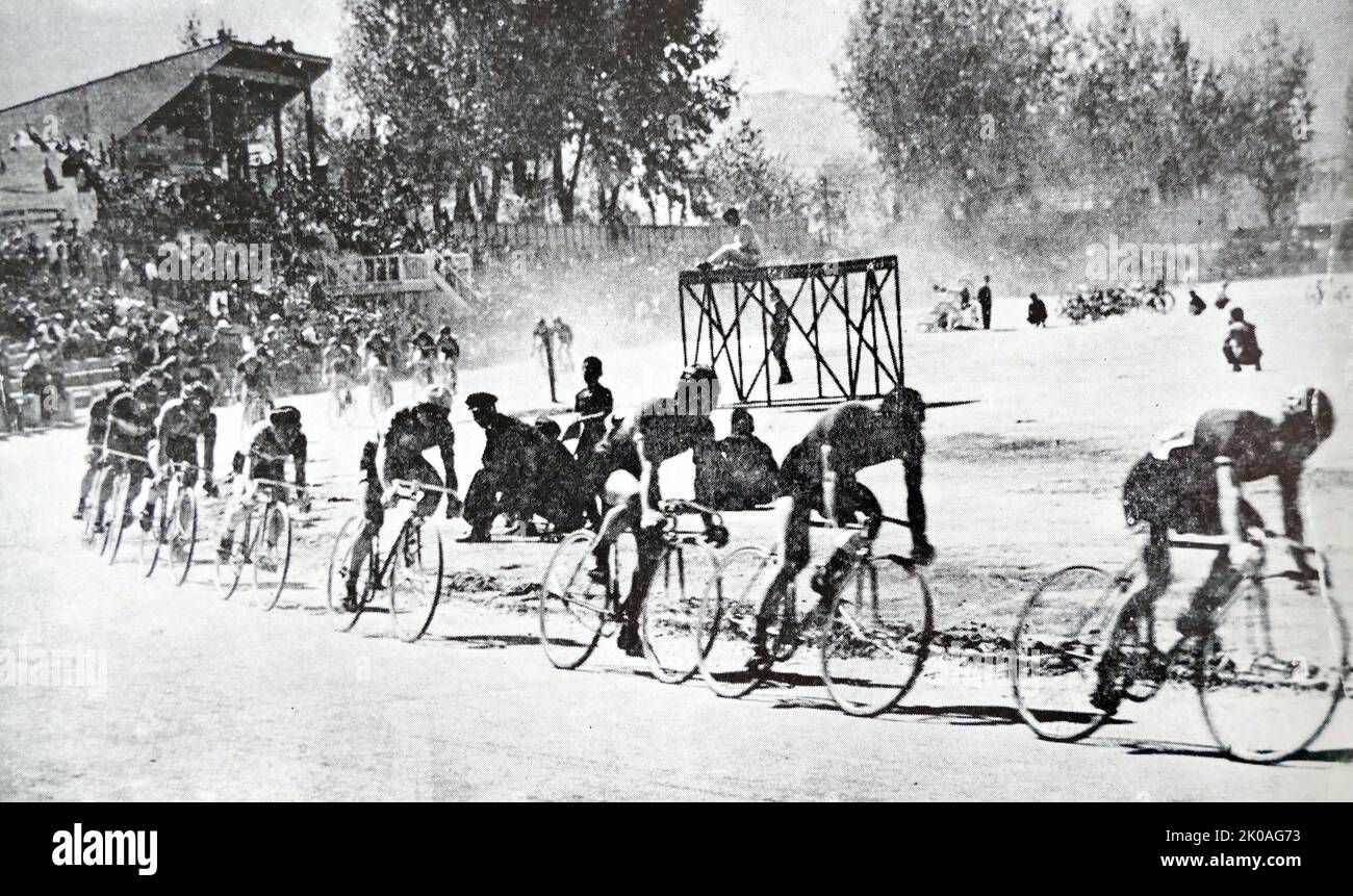 A Bicycle Race in Korea Stock Photo - Alamy