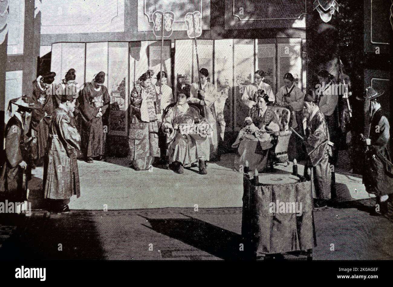 A scene from "Father of King Kojong and his Daughter-in-Law, Queen Min ...