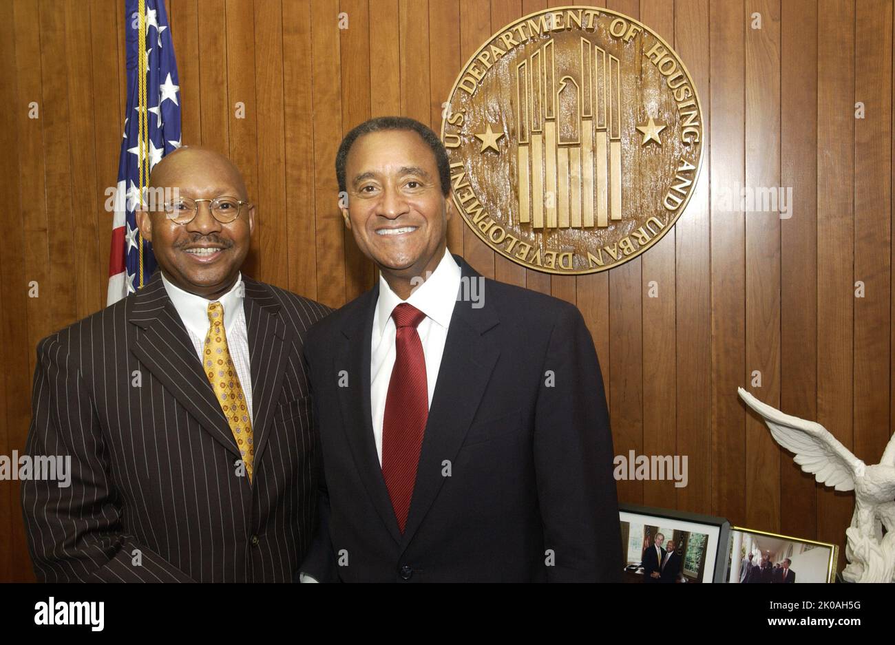 Secretary Alphonso Jackson with David Anderson - Judge David Anderson ...