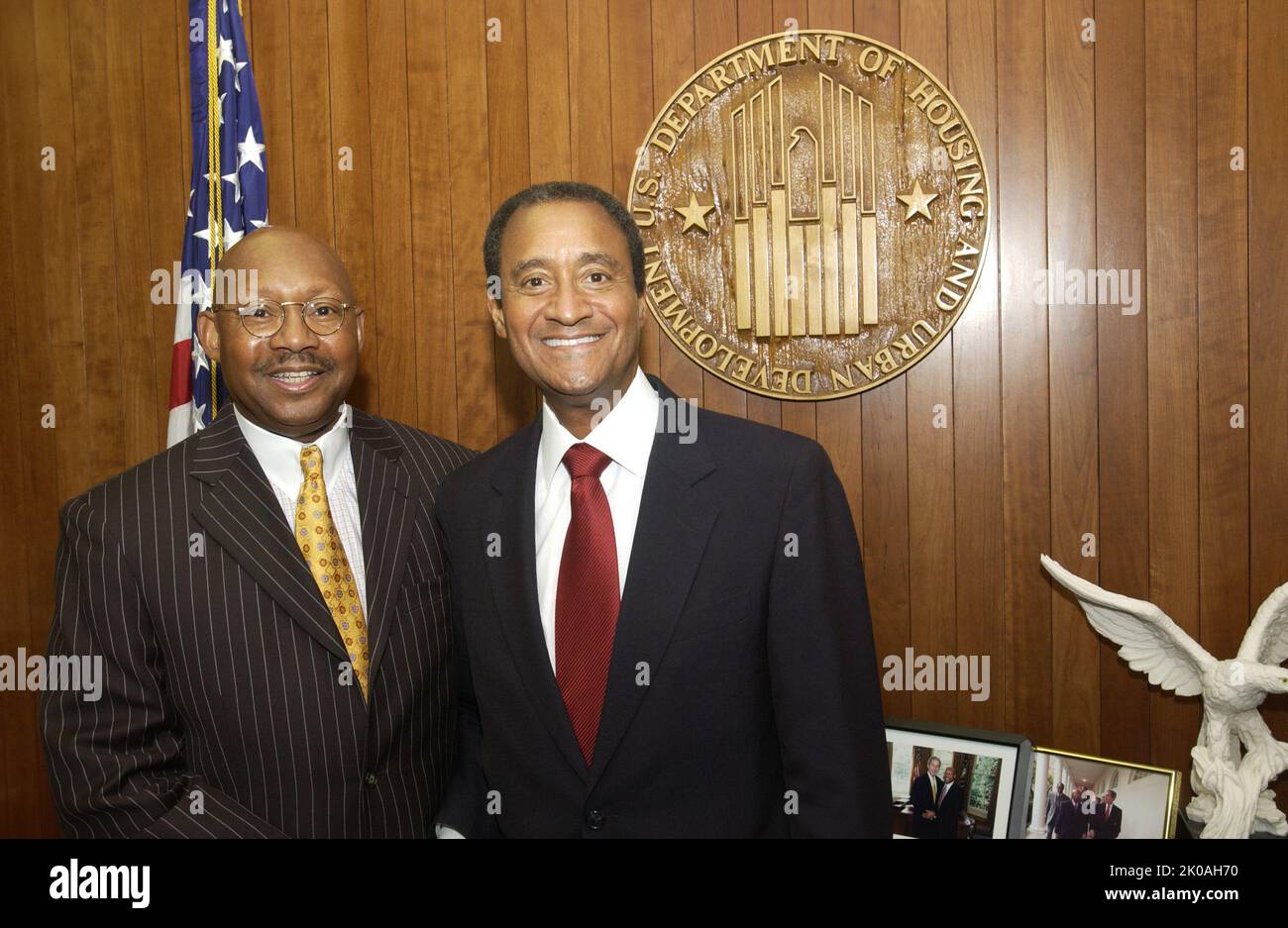 Secretary Alphonso Jackson with David Anderson - Judge David Anderson ...