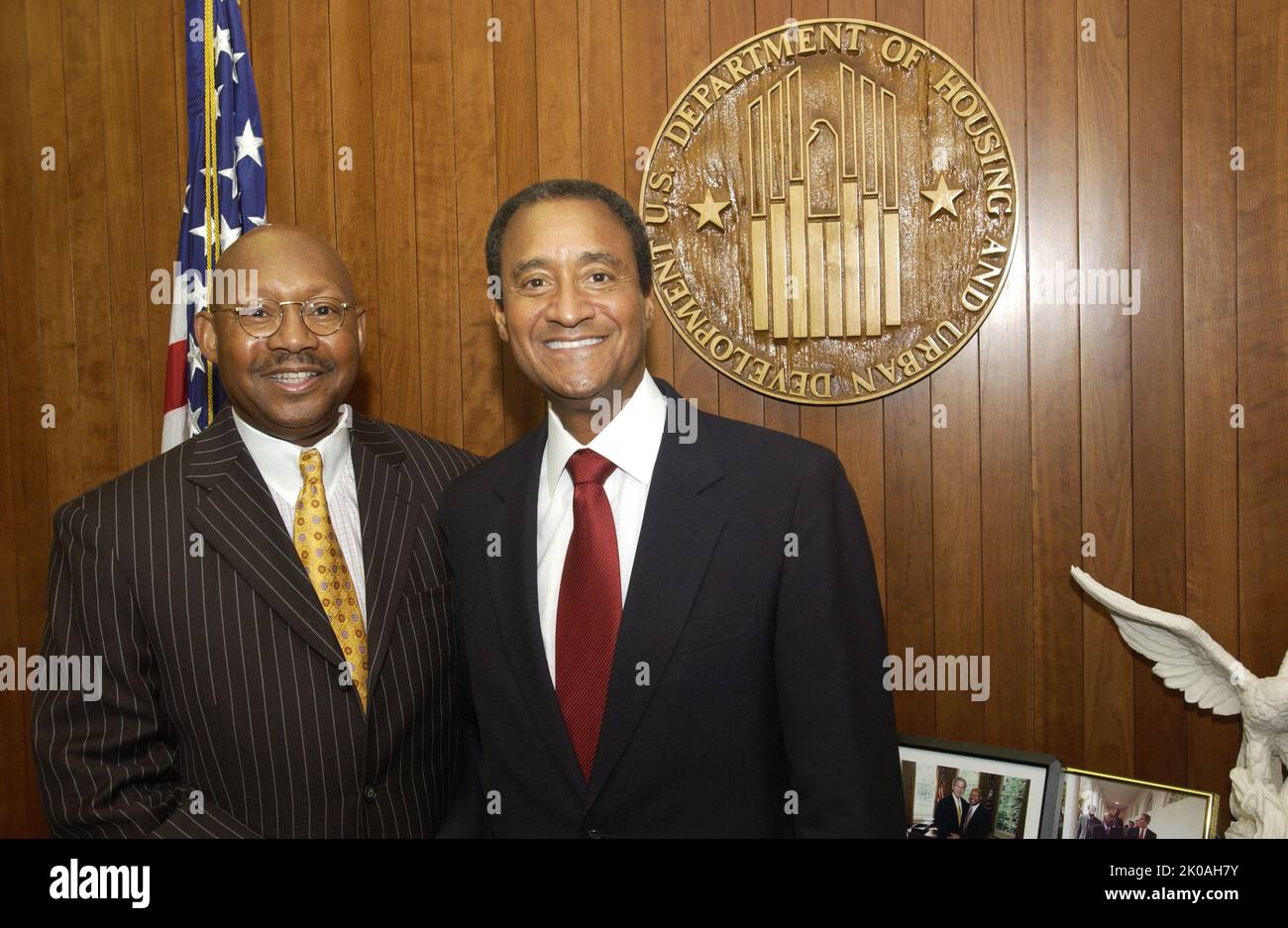 Secretary Alphonso Jackson with David Anderson - Judge David Anderson ...