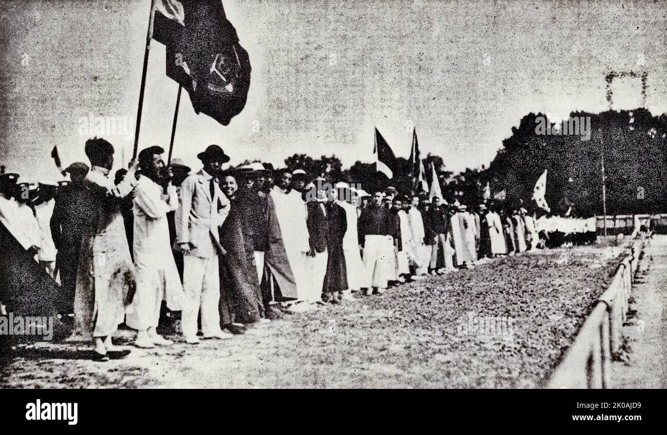 On May 26th, 61 universities and high schools in Shanghai hold a strike ...