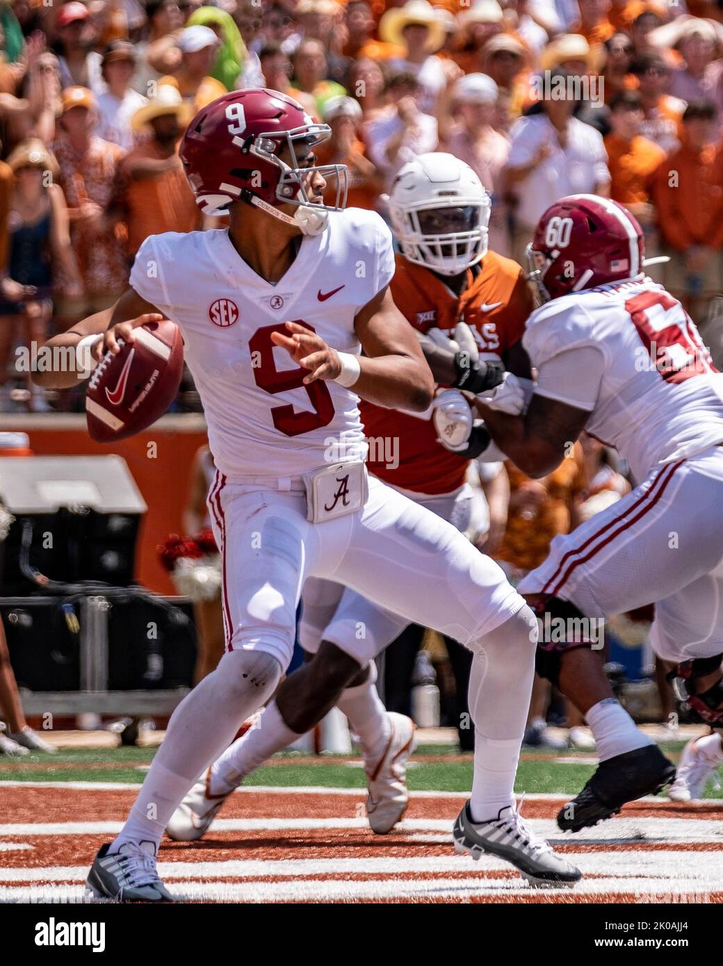 September 10, 2022. Bryce Young #9 of the Alabama Crimson Tide in ...