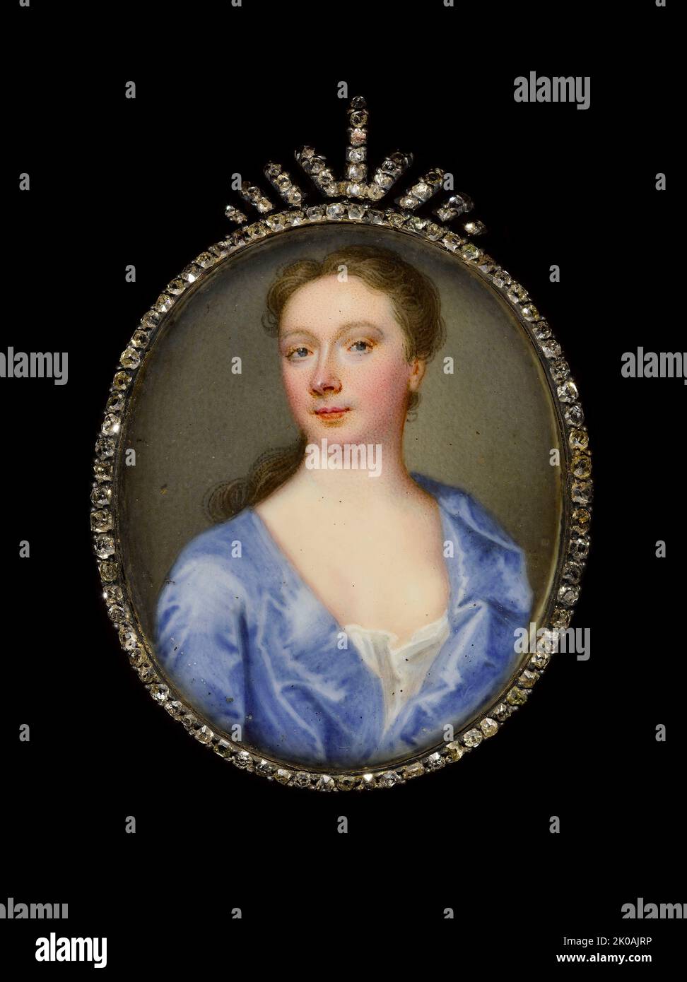 Portrait of a young woman, between 1725 and 1750 Stock Photo - Alamy