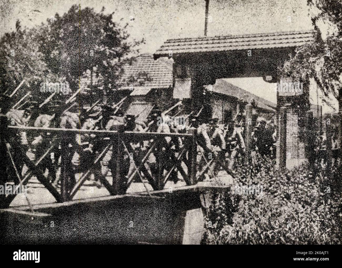 Japanese Army withdraws from Jinan University. Jinan was the capital of ...