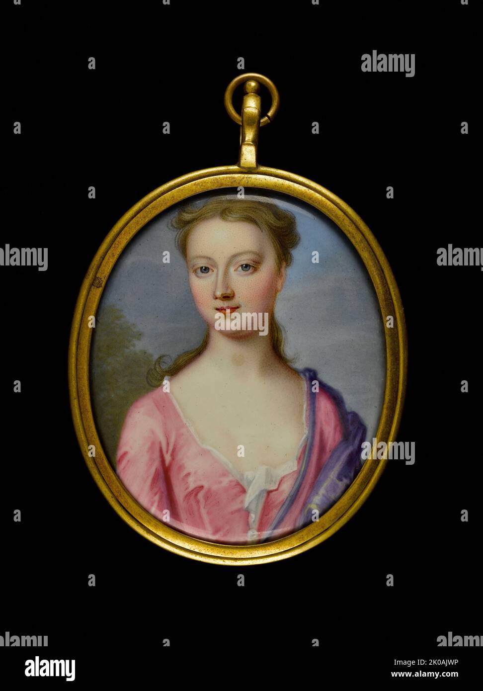 Portrait of a young woman, between 1725 and 1750 Stock Photo - Alamy