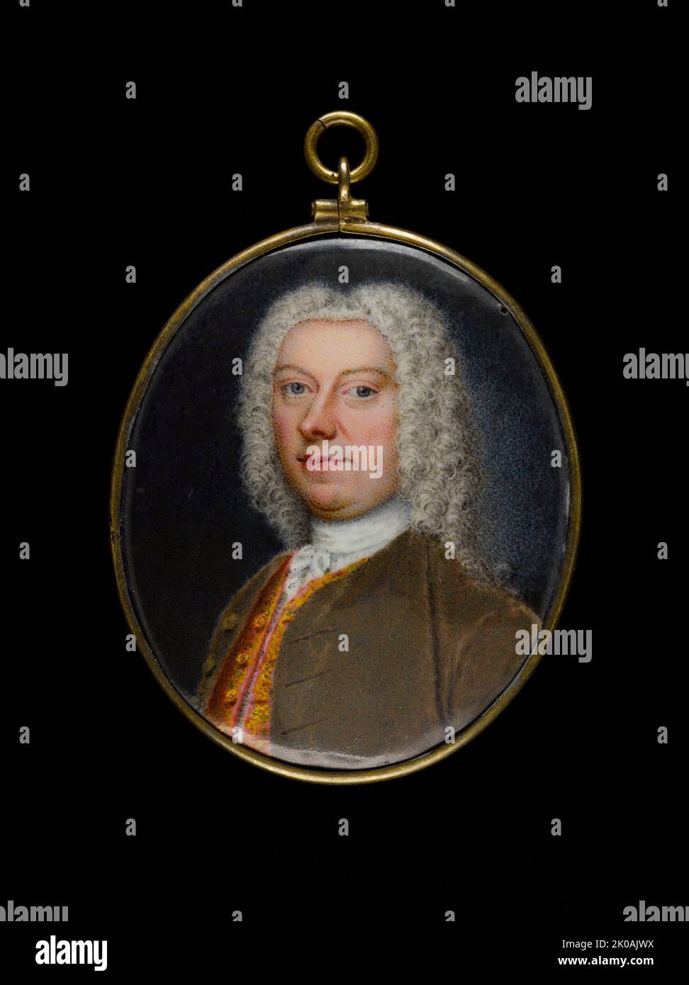 Portrait of a man, between 1725 and 1750 Stock Photo - Alamy