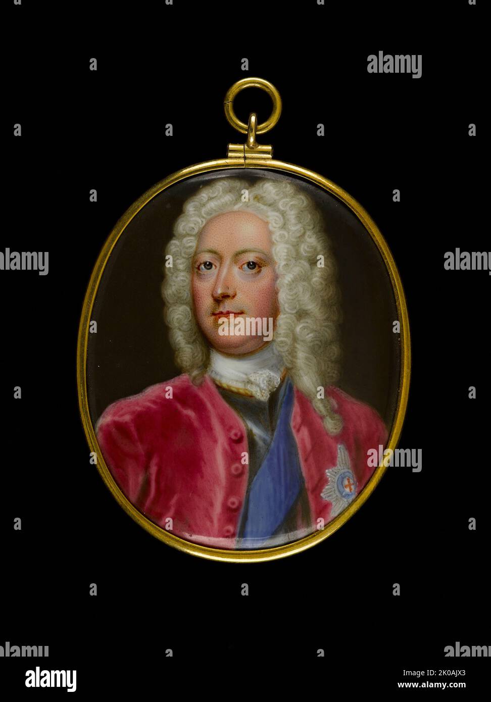 Portrait of a man, between 1725 and 1750 Stock Photo - Alamy