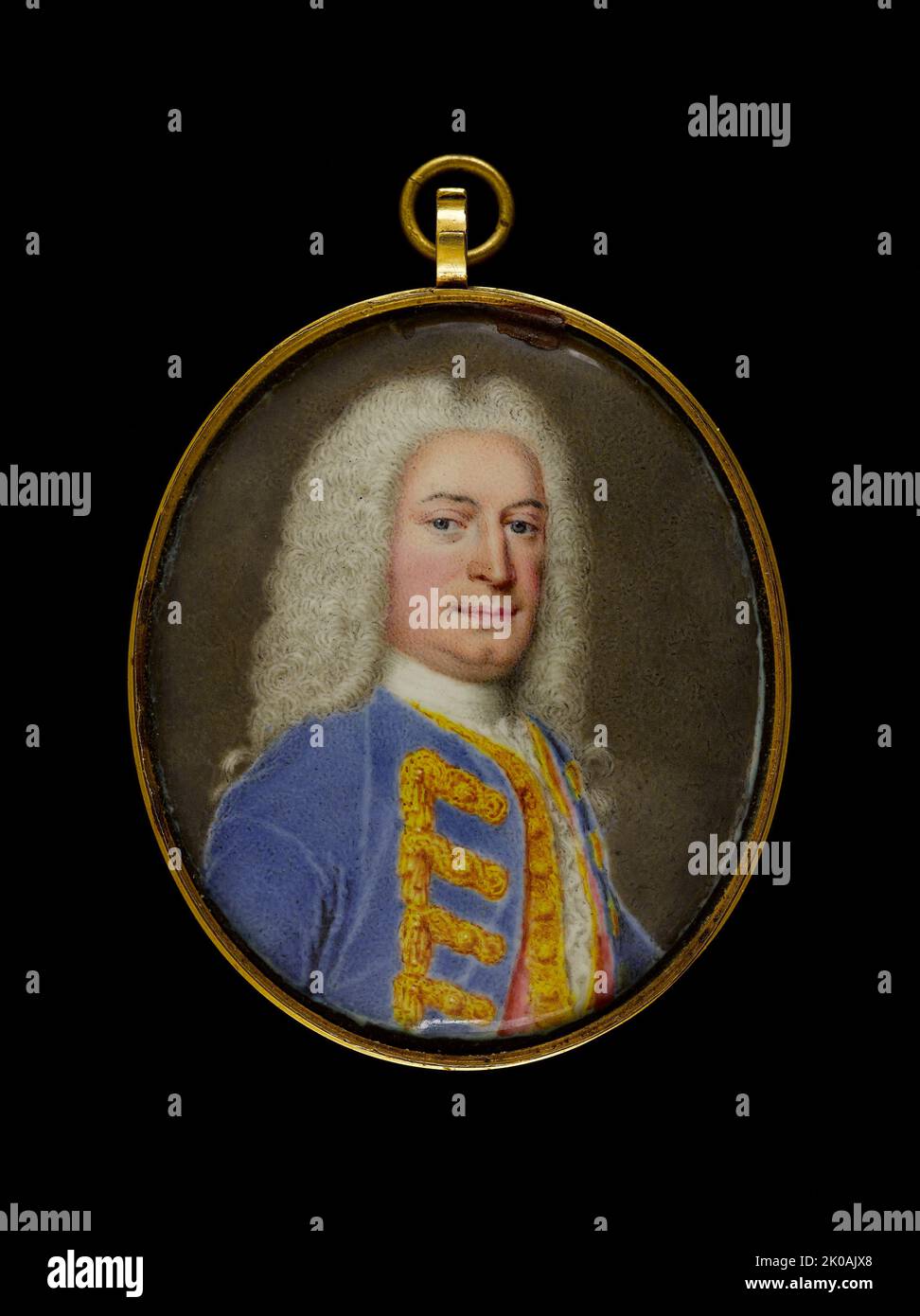 Portrait of a man, between 1725 and 1750 Stock Photo - Alamy
