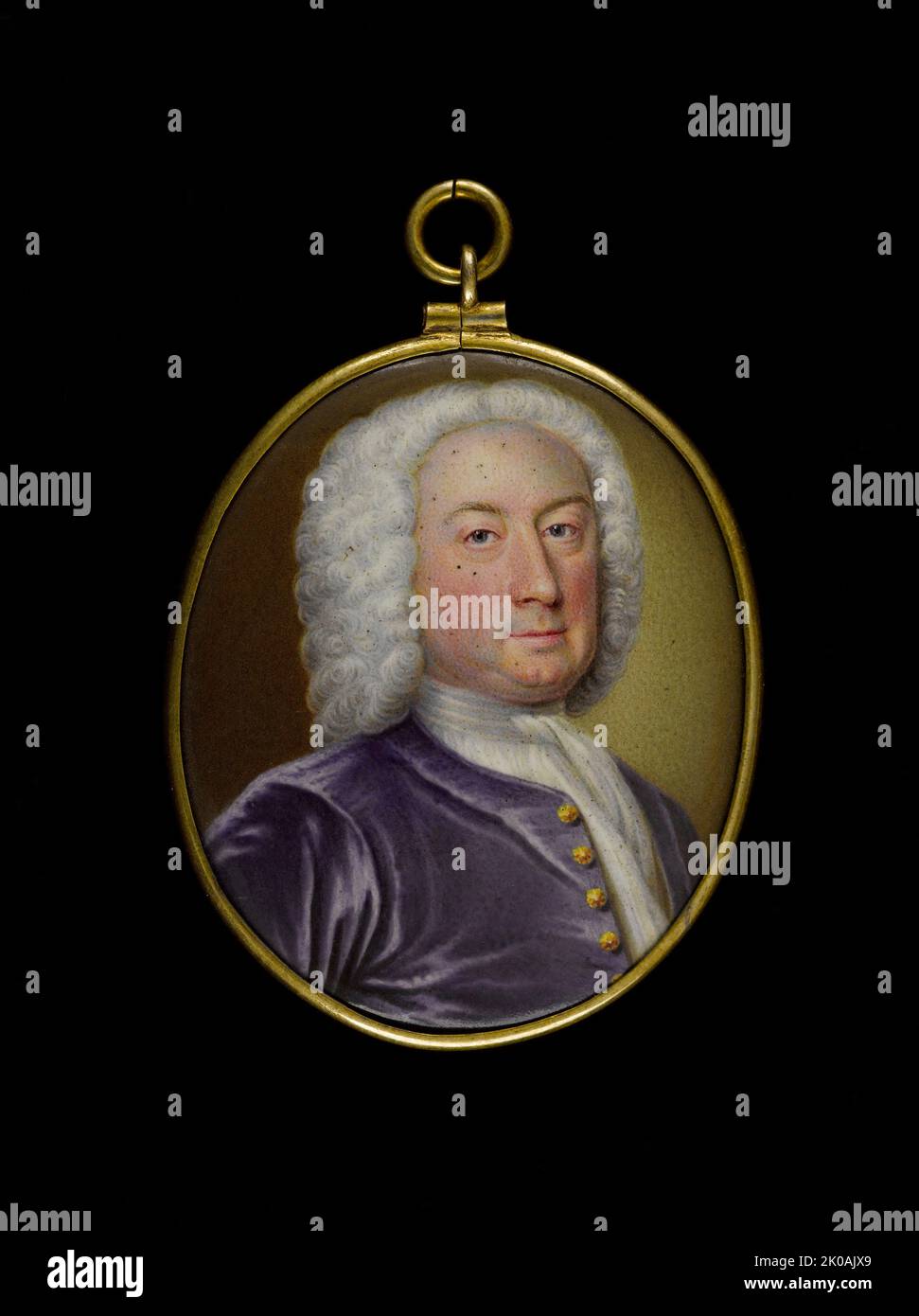 Portrait of a man, between 1725 and 1750 Stock Photo - Alamy