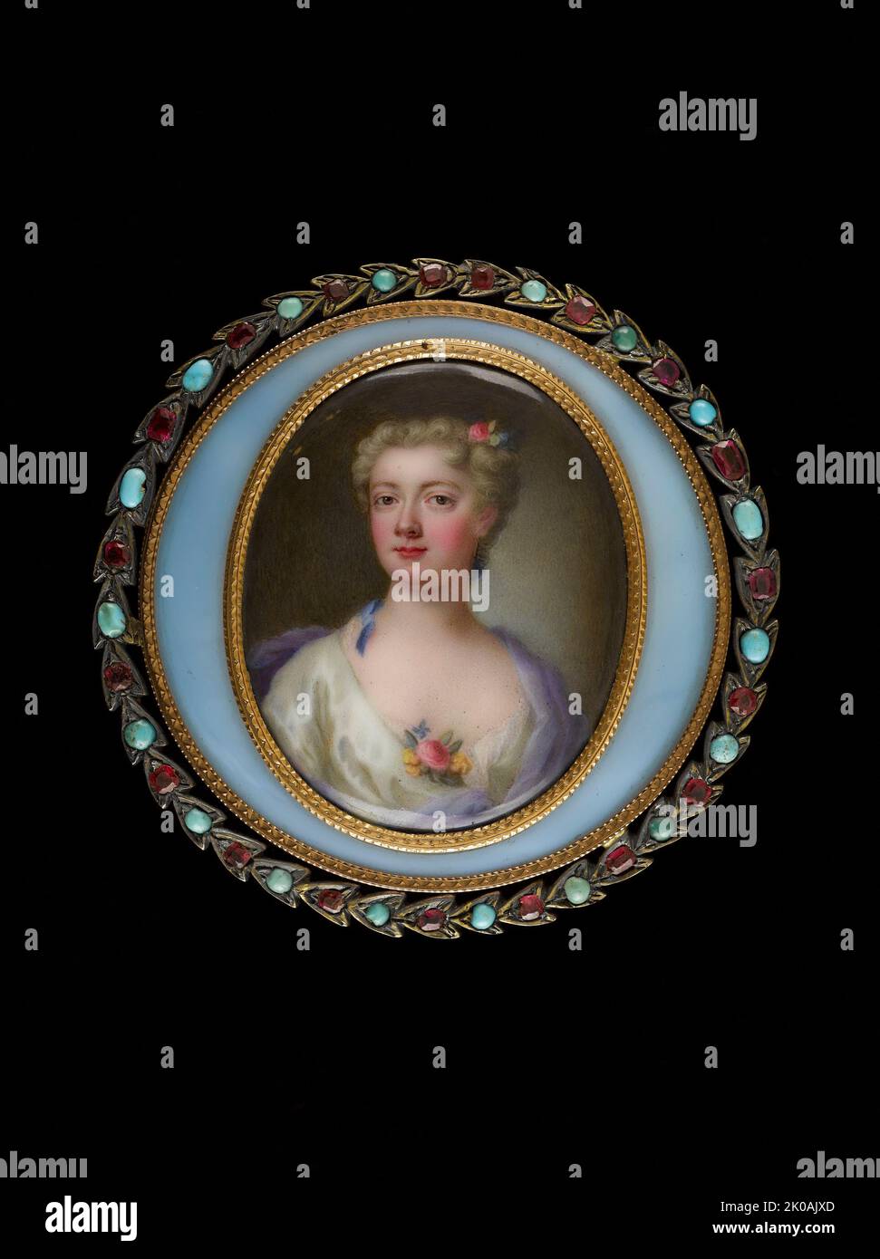 Portrait of a young woman, between 1725 and 1750 Stock Photo - Alamy