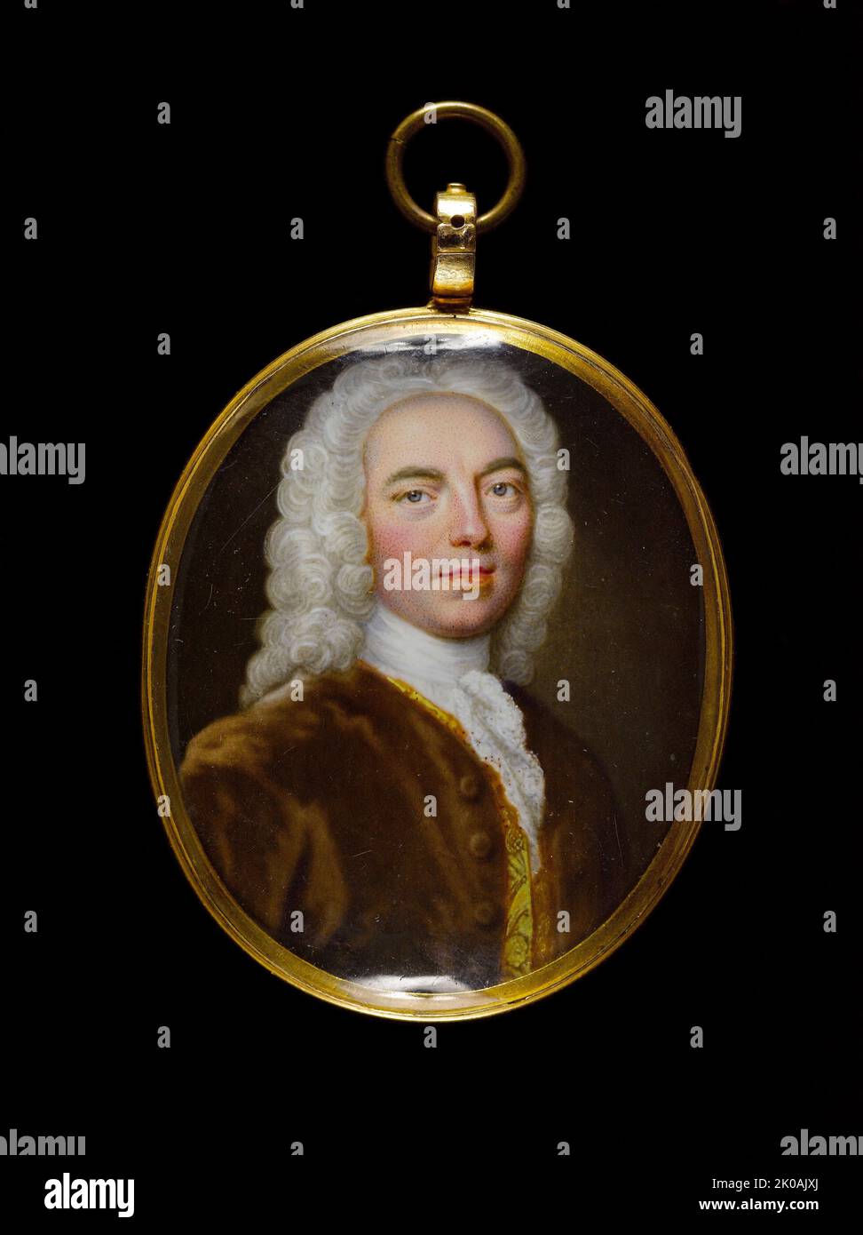 Portrait of a man, between 1725 and 1750 Stock Photo - Alamy