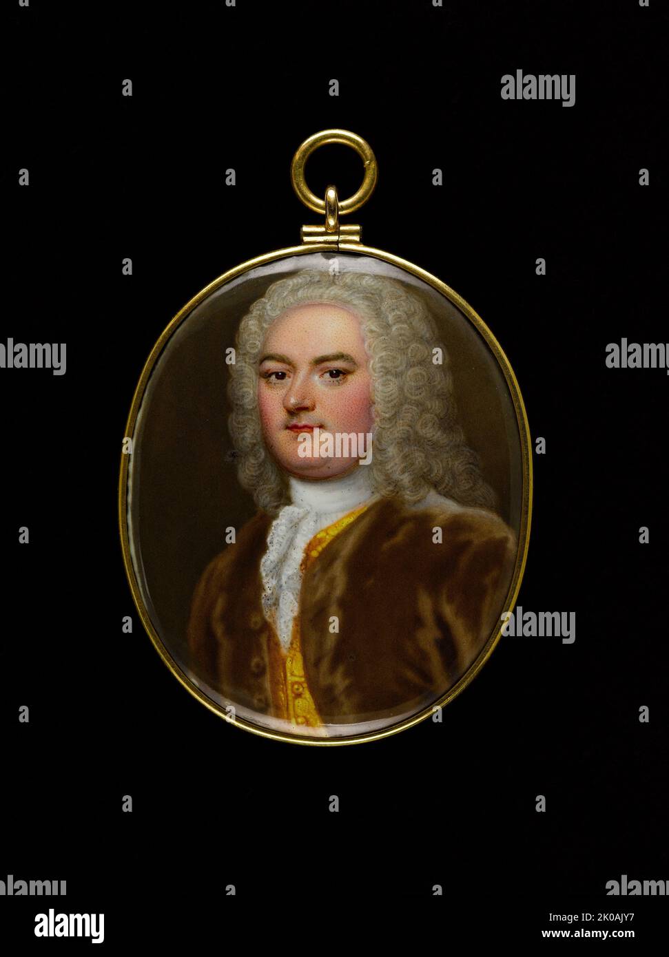 Portrait of a man, between 1725 and 1750 Stock Photo - Alamy