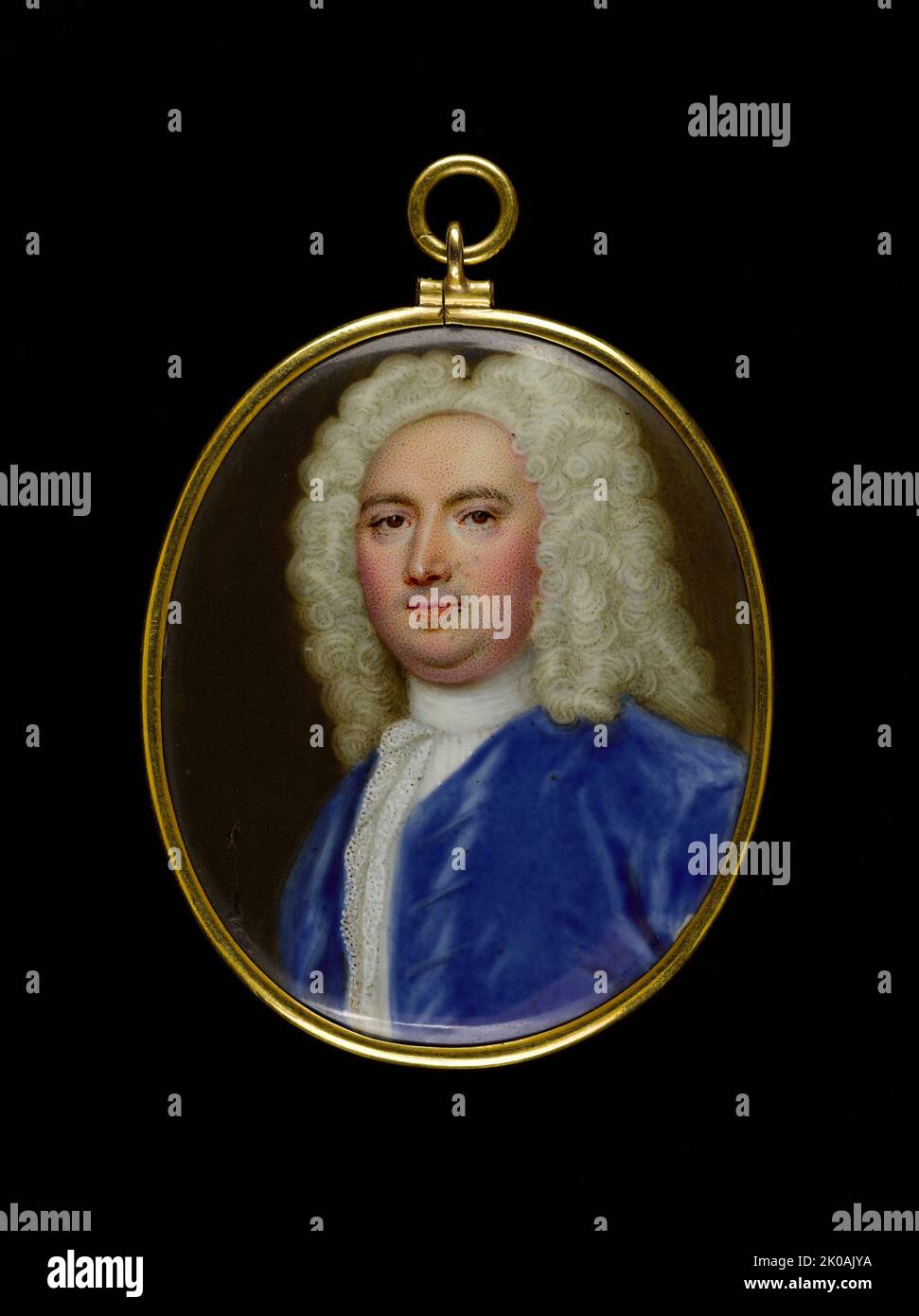 Portrait of a man, between 1725 and 1750 Stock Photo - Alamy