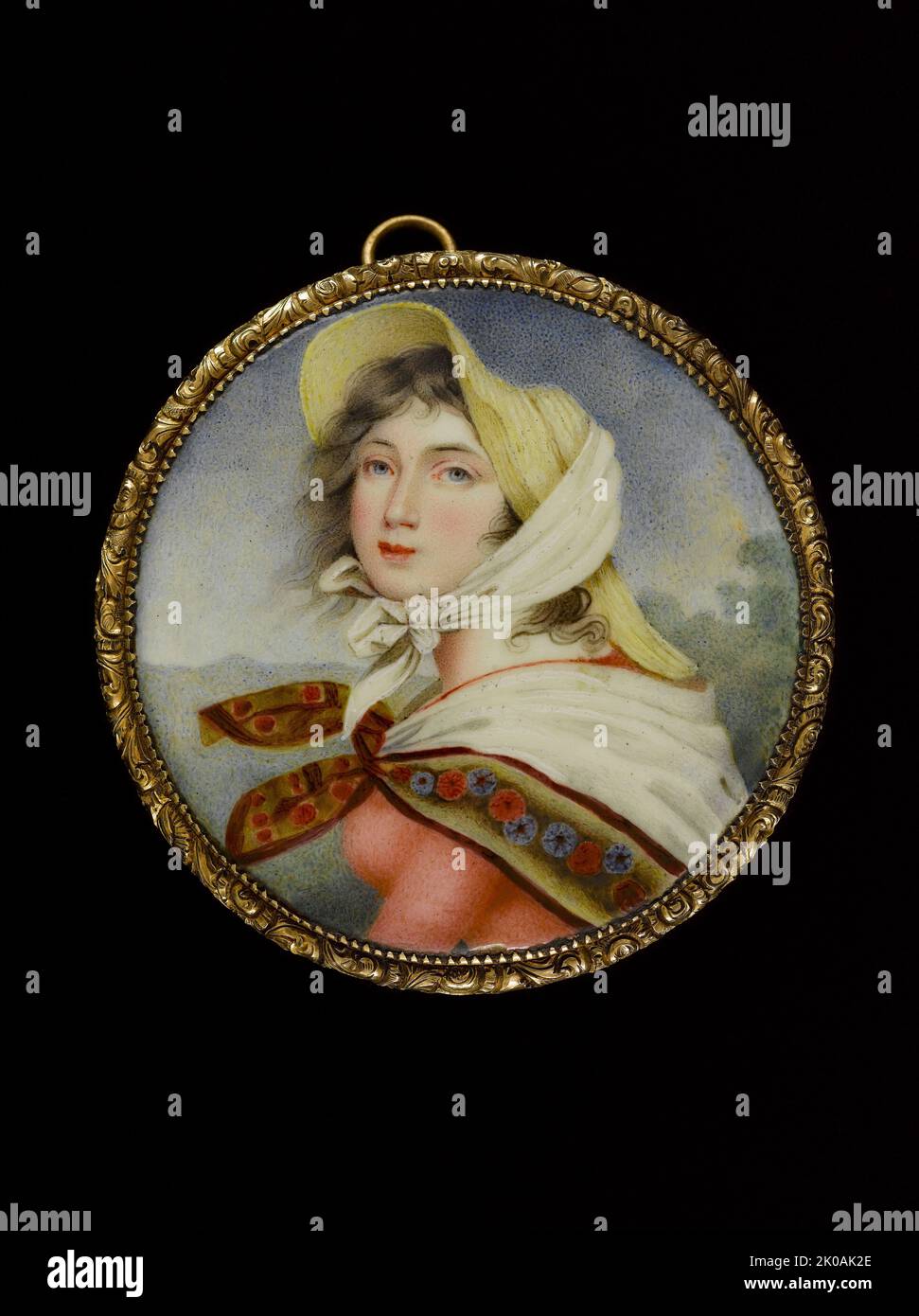 Portrait of Lady Hamilton after Georges Romney Stock Photo - Alamy