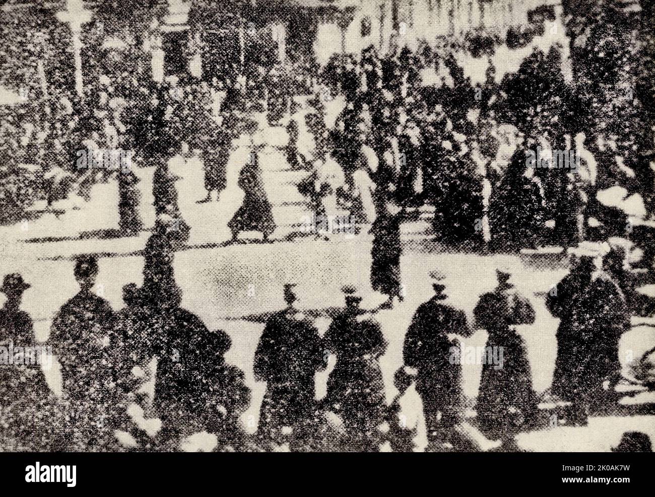 In February, Shanghai workers hold the Second Armed Uprising. Pictured ...