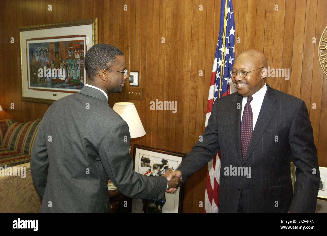 Secretary Alphonso Jackson with Lucas Boyce - Secretary Alphonso ...