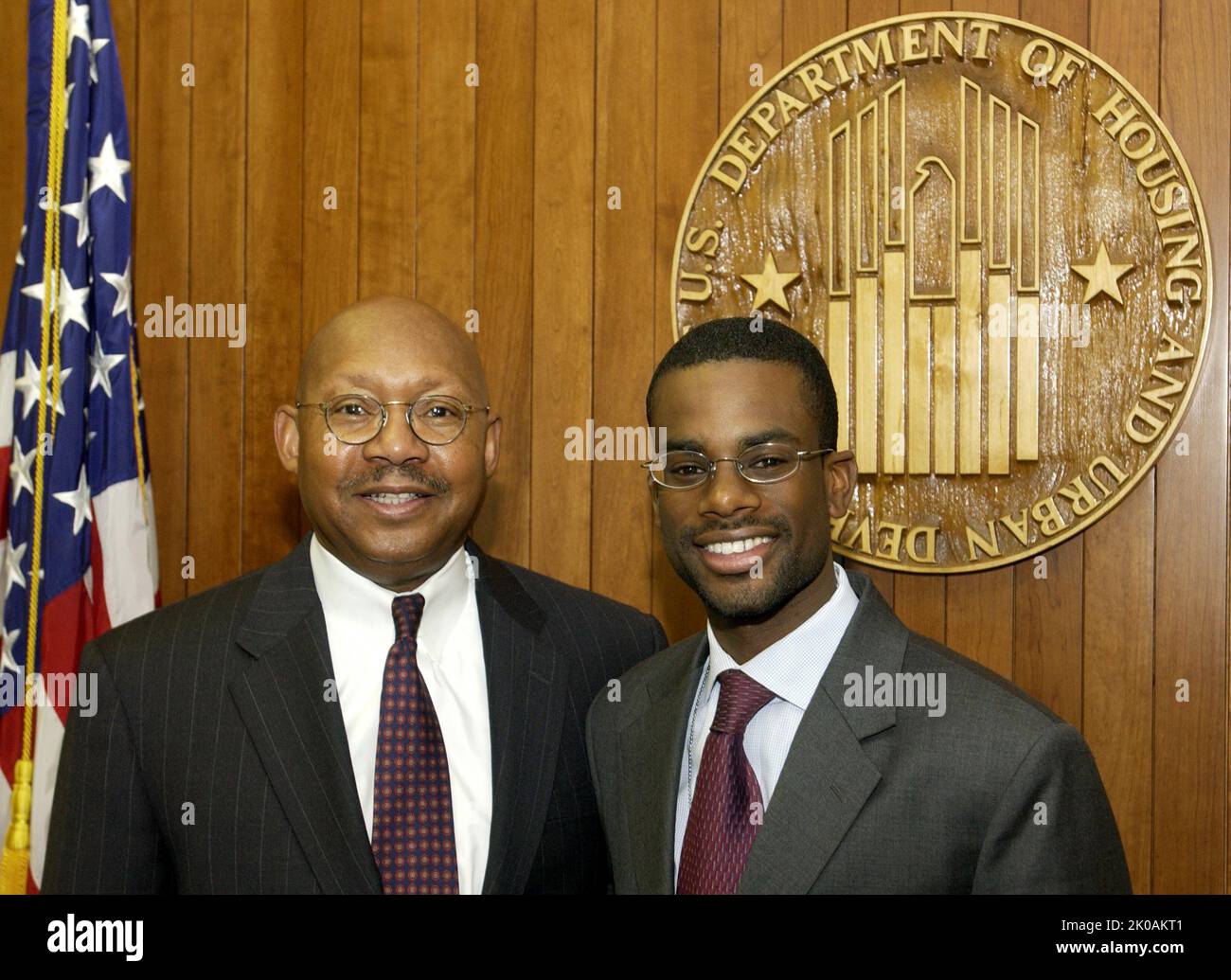 Secretary Alphonso Jackson with Lucas Boyce - Secretary Alphonso ...