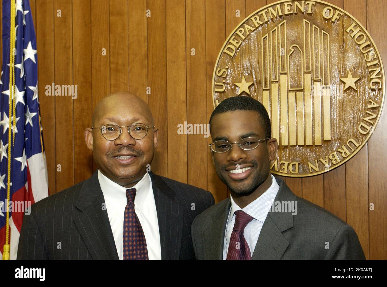 Secretary Alphonso Jackson with Lucas Boyce - Secretary Alphonso ...